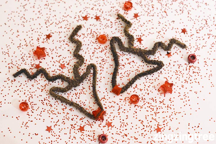 Paper Napkin Dancing Princesses Pipe Cleaner Craft