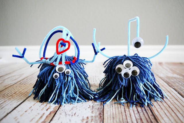 The Best Collection Of DIY Monster Crafts Made From Yarn And Wool
